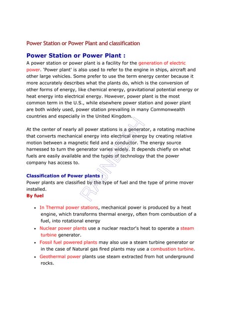 Electricity generation, distribution and transmission | PPTX | Physics ...
