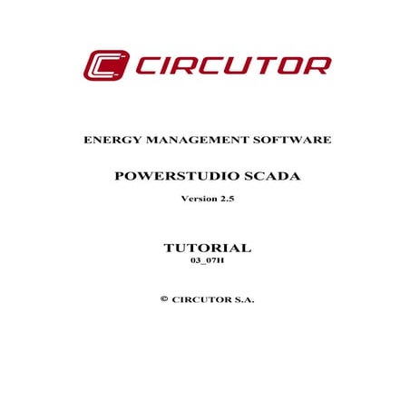 Powerstudio scada ver2.5_tutorial | PDF