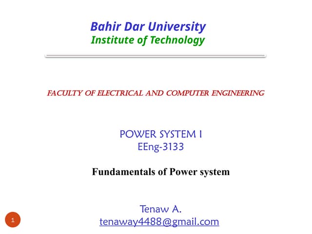 Electricity generation, distribution and transmission | PPTX