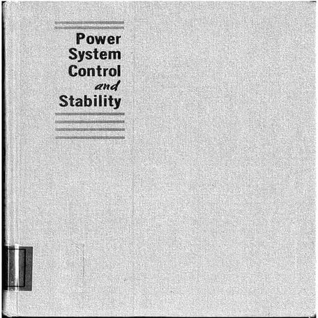 Power system control and stability vol 1 Anderson | PDF