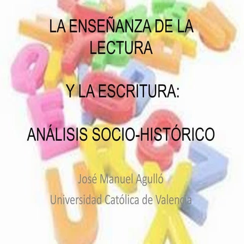 Power texto 1 enseñanza de la lectura y la escritura | PPTX
