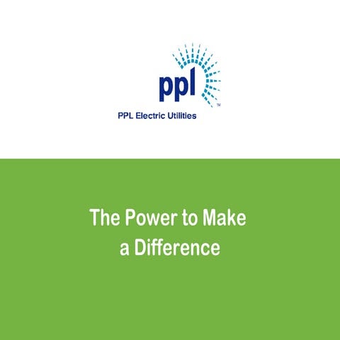 Power to make a difference_updated 02072011 | PPT | Gas and Electric ...