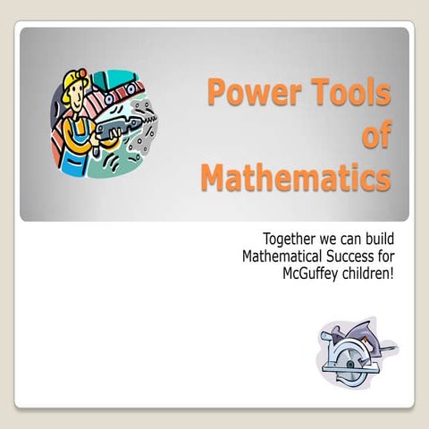 Power tools of mathematics | PPT