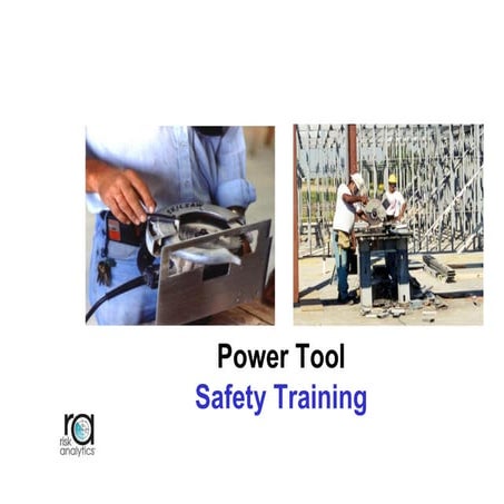 POWER TOOLS PDF and safety precautions at the workplace | PDF