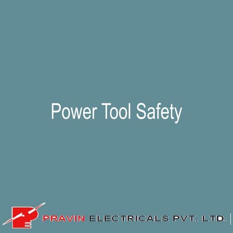 Electrical Power Tools Safety training.pptx