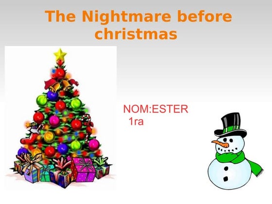 The nightmare before christmas | ODP