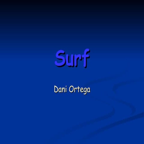 Powert point surf | PPT