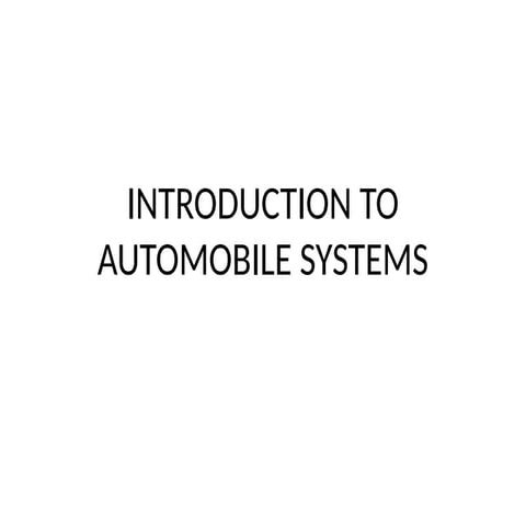 The Power Train system and its operation | PPTX
