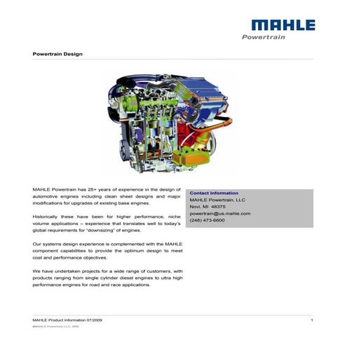 Powertrain Design | PDF