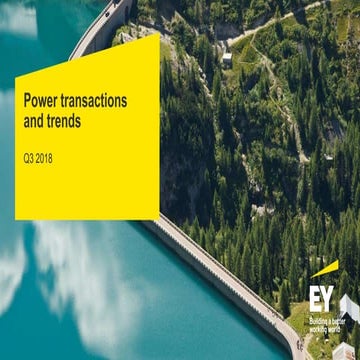 EY Power transactions and trends: Q3 2018 | PPTX