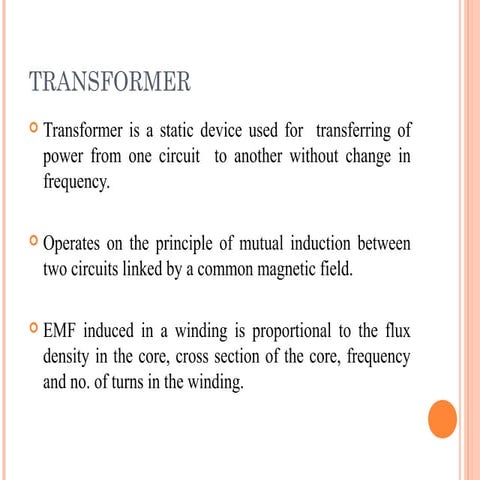 Power transformers | PPT