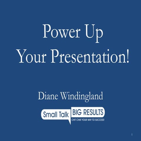 Power up your presentation | PPTX