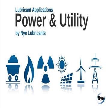 Lubricants in Power & Utility | PPTX | Power and Energy Industry ...