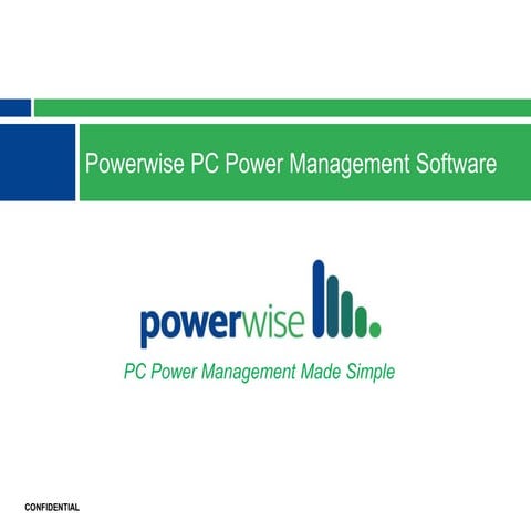 Introduction to Powerwise PC Power Management | PPT