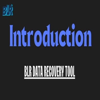 Data Recovery Tool Recover Lost Data Blr Tools Ppt