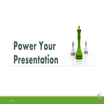 Power your presentation | PPT