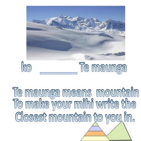 Mihi - Maori Language Instructions | PPT