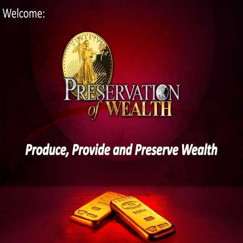 Preservation of Wealth Overview | PPTX