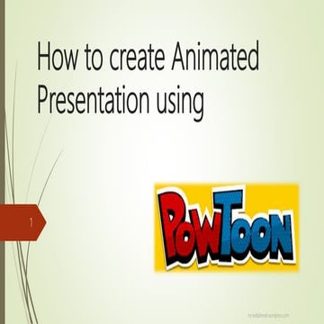 No Nose Bleed Tutorial on How to Use Powtoon Animated Presentation ...