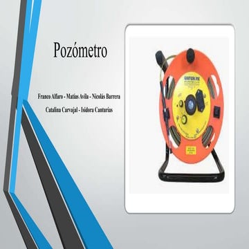 Pozómetro presentación | PPTX