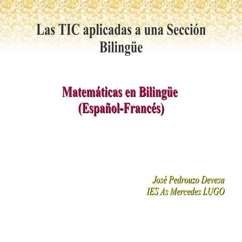 Presentación Curso CFR Sección Bilingüe | ODP