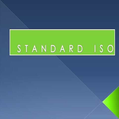 Standard ISO | PPTX