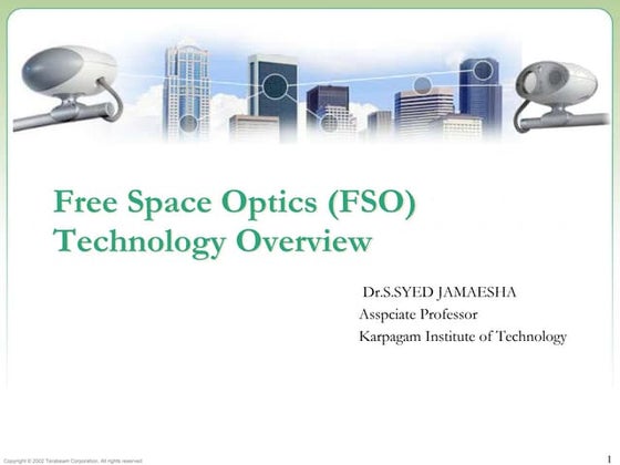 Free Space Optics Technology Overview.ppt