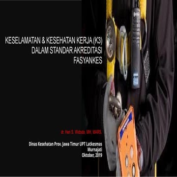 PP. Keselamatan & Kesehatan Kerja (K3) dalam Standar Akreditasi ...