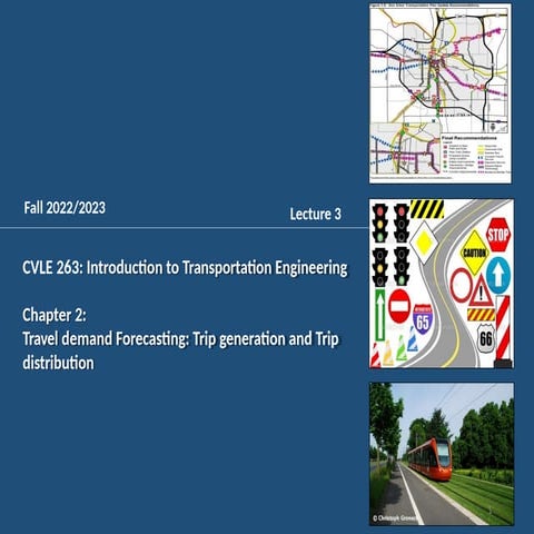 Transportation modeling and planning ( The Four-Step Model ) | PDF