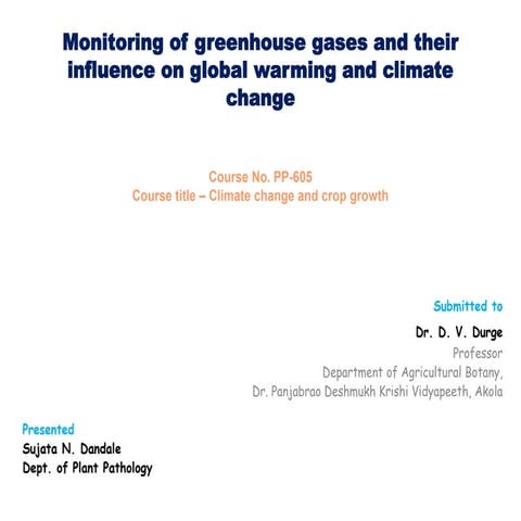Green house gases | PPT