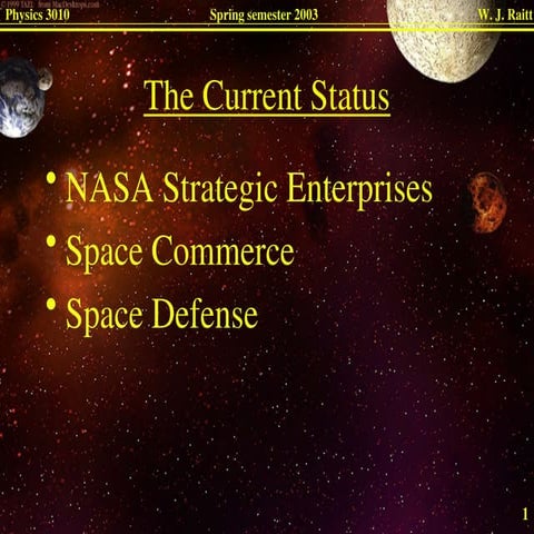 Space Science short PowerPoint presentation | PPTX