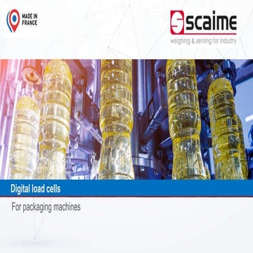 SCAIME - Digital load cells for packaging machines | PPTX