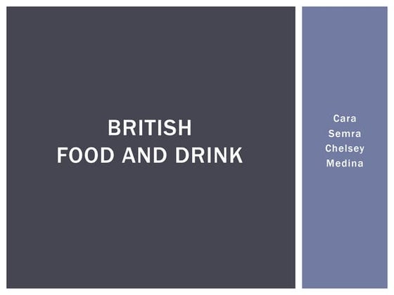 BRITISH FOOD | PPT