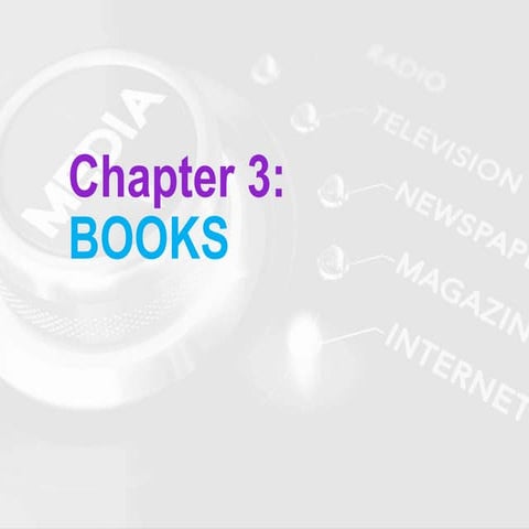 WCC COMM 101 CHAPTER THREE - BOOKS | PPTX