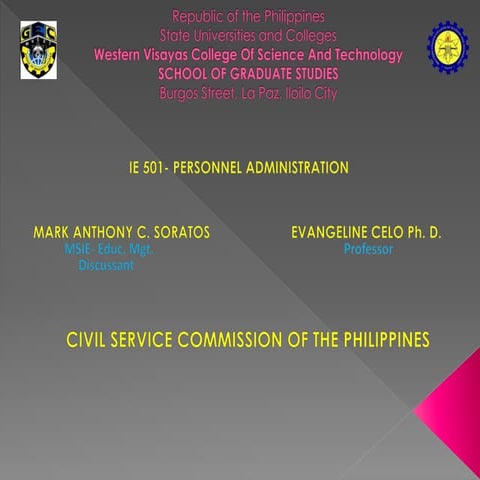 civil service commission | PPTX
