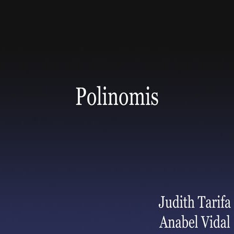 PP POLINOMIS | PPT