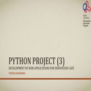 Python Project (3) | PPTX | Web Development | Internet