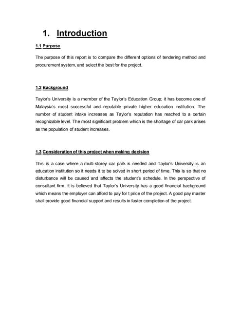 Traditional procurement method | DOCX