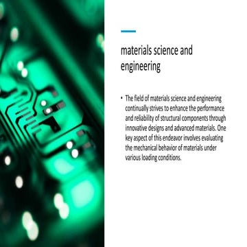 materials science and engineering slides | PPT