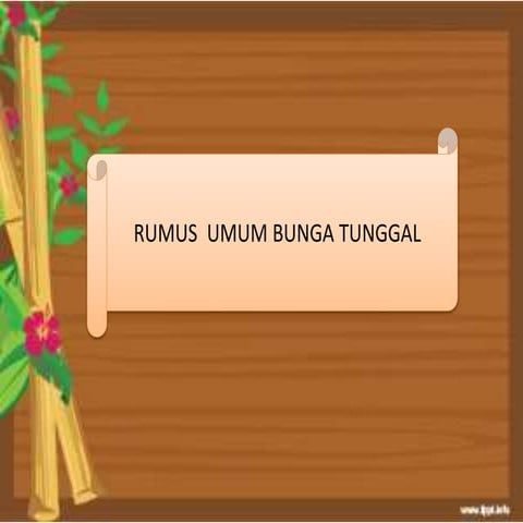 ppt bunga tunggal dan rumusnya dan contoh soal.pptx