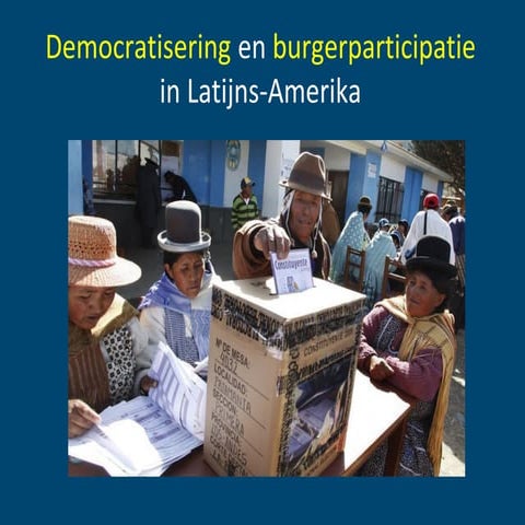 PP11 - 13 oktober: Democratisering en burgerparticipatie | PDF
