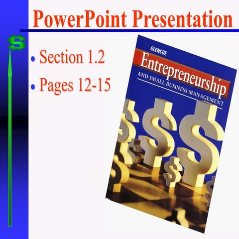Entrepreneurship Introduction presentation | PPT