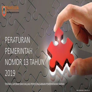 peraturan Pemerintah Nomor 13 tahun 2019.pptx