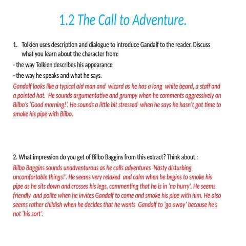 The Call to Adventure in the hero's journey.pptx