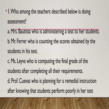 Writing Identification Tests | PPTX