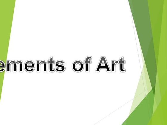 Elements of art | PPT