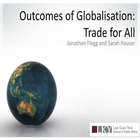 Outcomes of Globalisation: Trade for All | PPTX