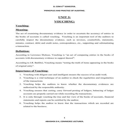 PRINCIPLES AND PRACTICE OF AUDITING. | PDF