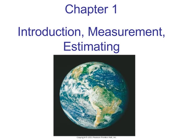 Chapter 1 measurements | PPTX