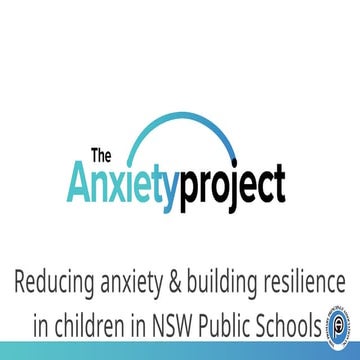 PPA Anxiety Project Incorporating The Anxiety Project in the SEP ...